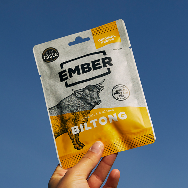 15 x 50g Biltong Original - Ember Snacks
